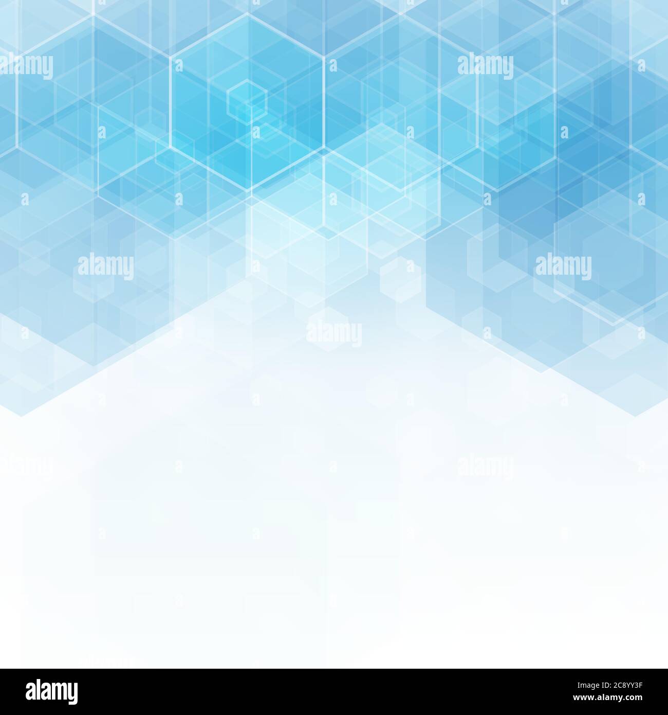 Abstract geometric hexagon pattern blue background, Creative design ...