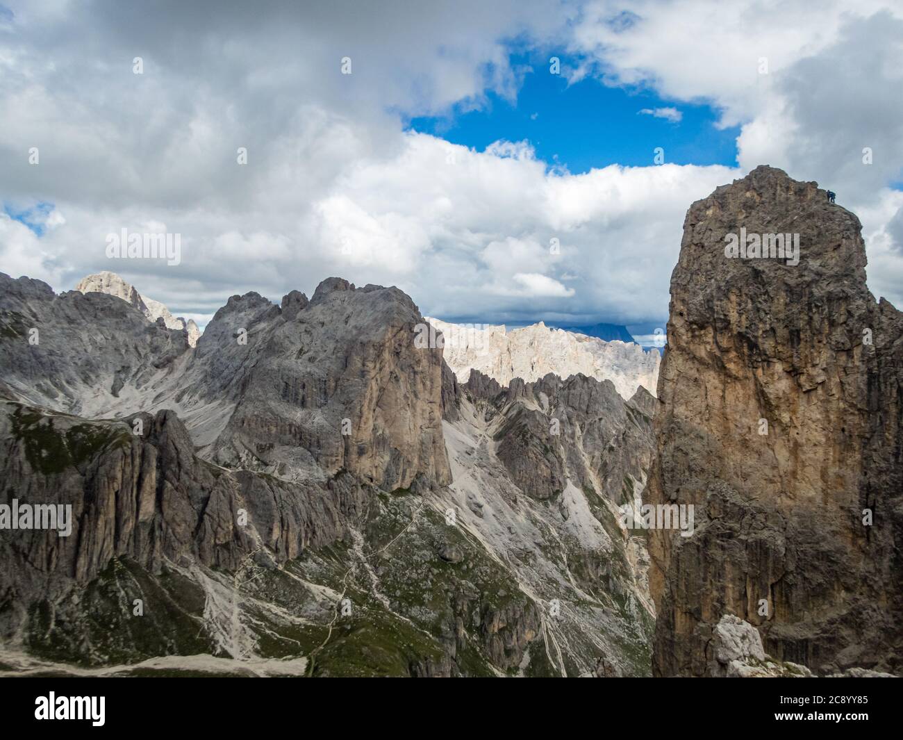 Climbing on the Rotwand and Masare via ferrata in the rose garden in ...