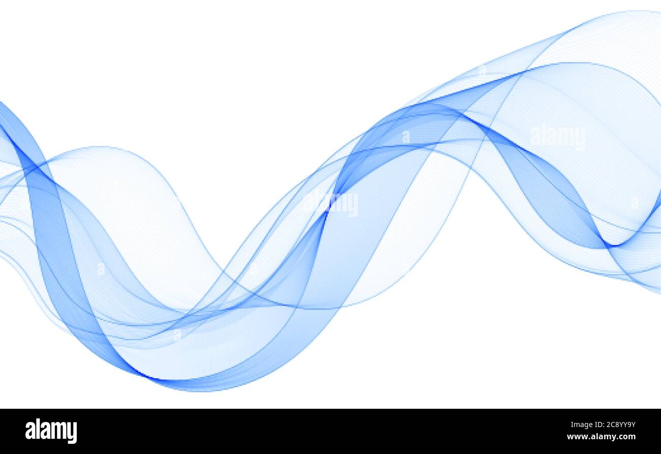 blue vector wave. layout for presentation, brochure Stock Vector Image ...