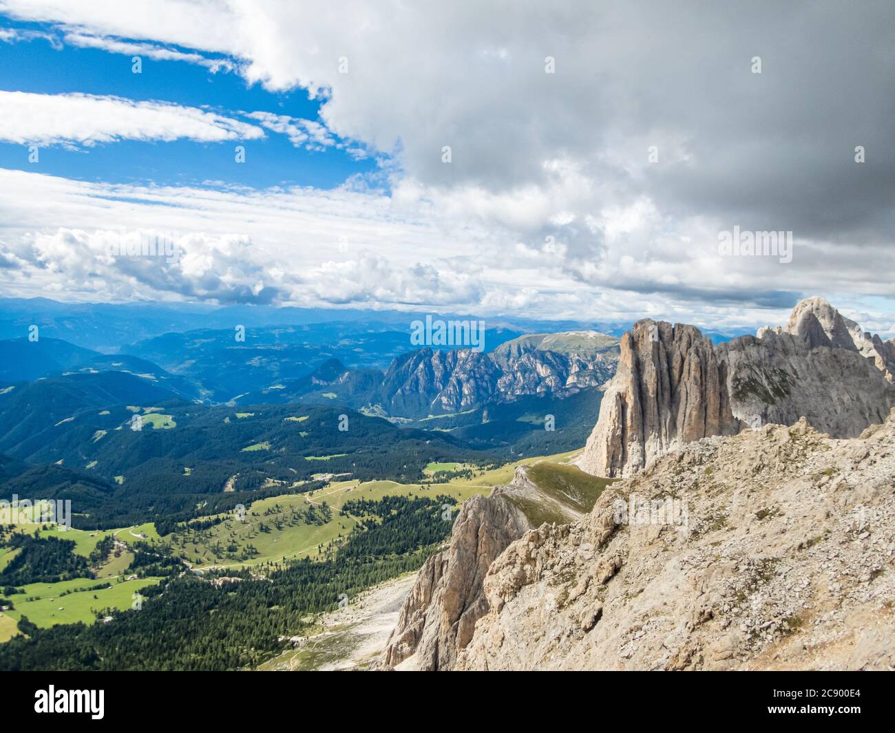 Climbing on the Rotwand and Masare via ferrata in the rose garden in ...