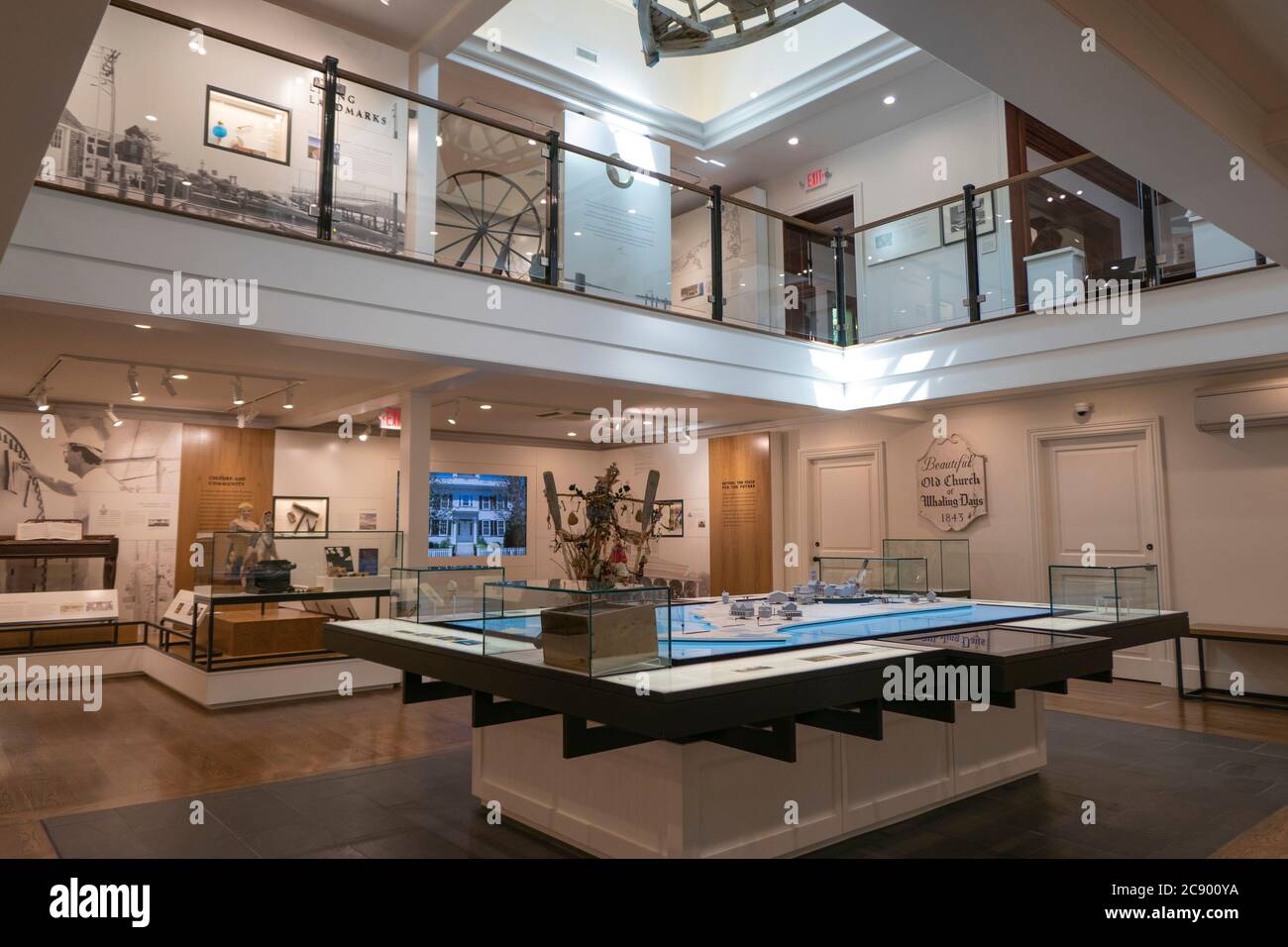 Carnegie Library displays in Edgartown Martha's Vineyard Massachusetts ...