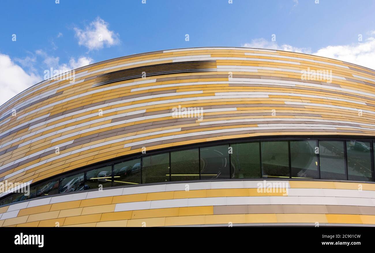 Modern design sports stadium Stock Photo - Alamy