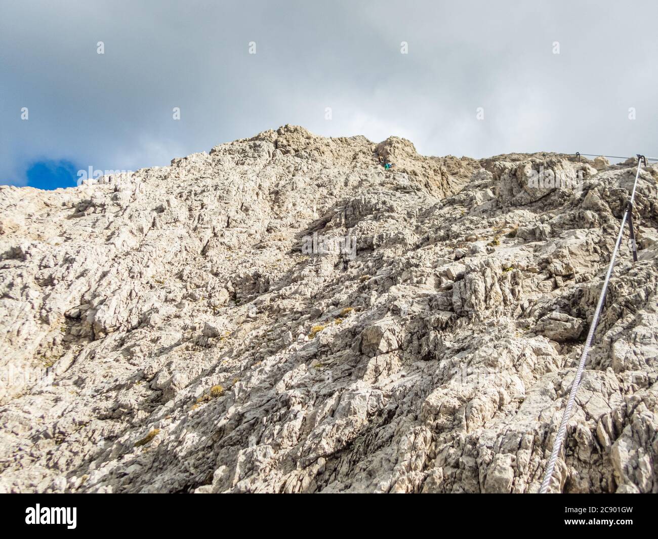 Climbing on the Rotwand and Masare via ferrata in the rose garden in ...