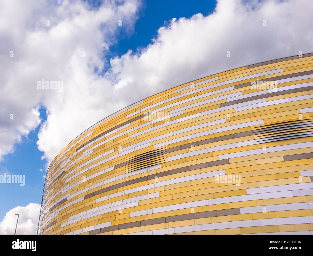 Modern design sports stadium Stock Photo - Alamy