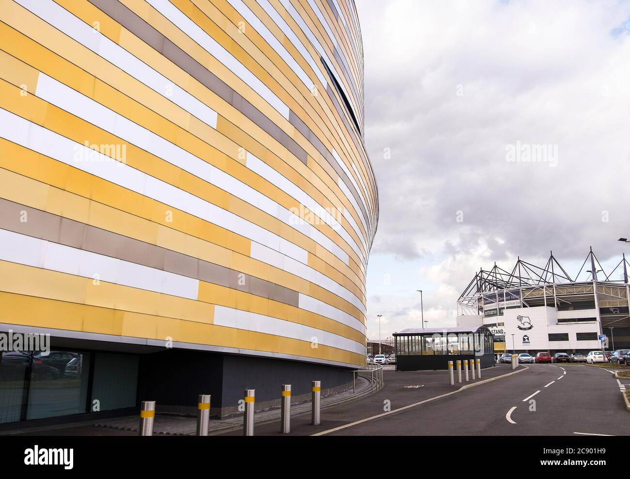 Modern design sports stadium Stock Photo - Alamy