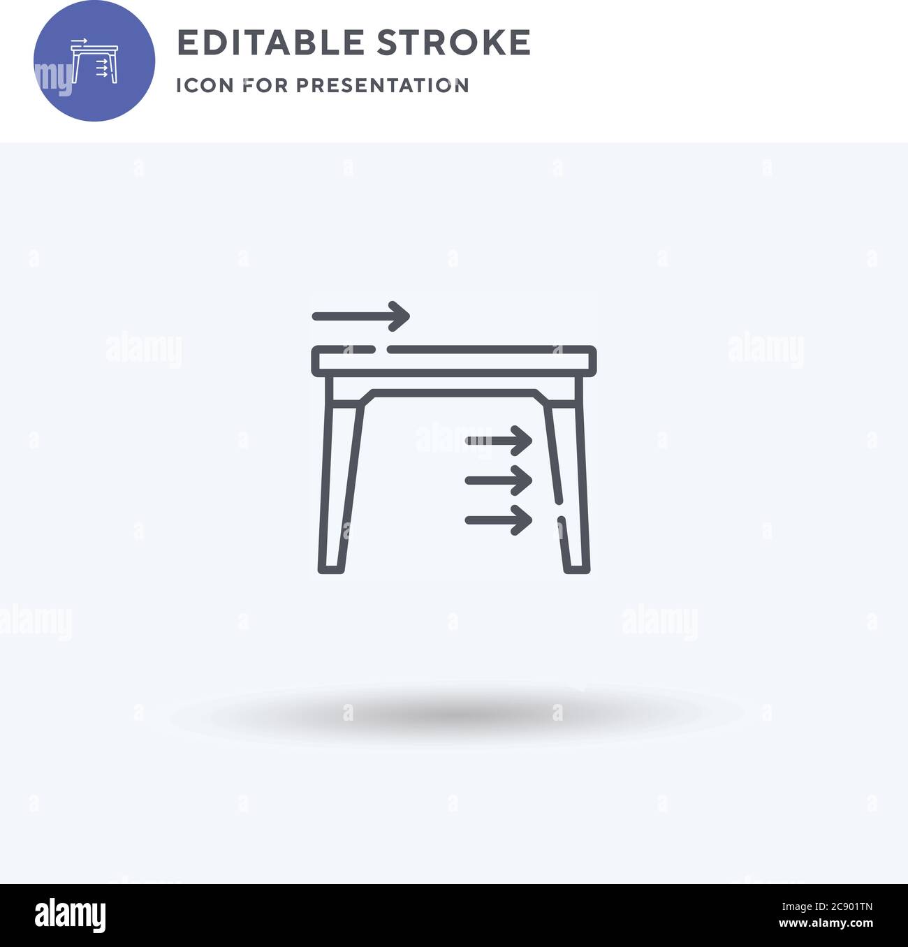 Force icon vector, filled flat sign, solid pictogram isolated on white ...