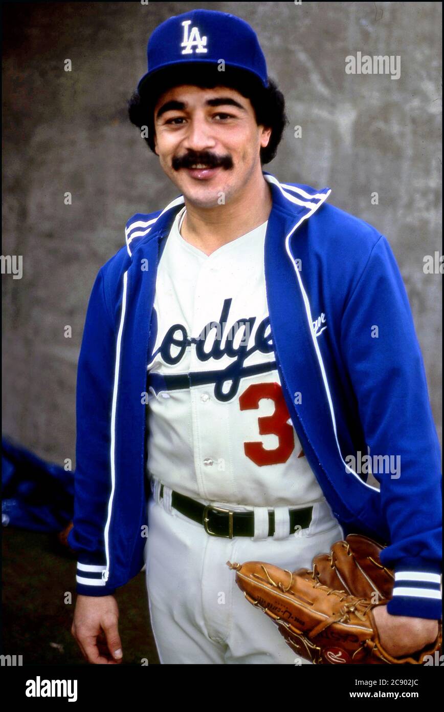 Los Angles Dodgers pitcher Bobby Castillo Stock Photo - Alamy