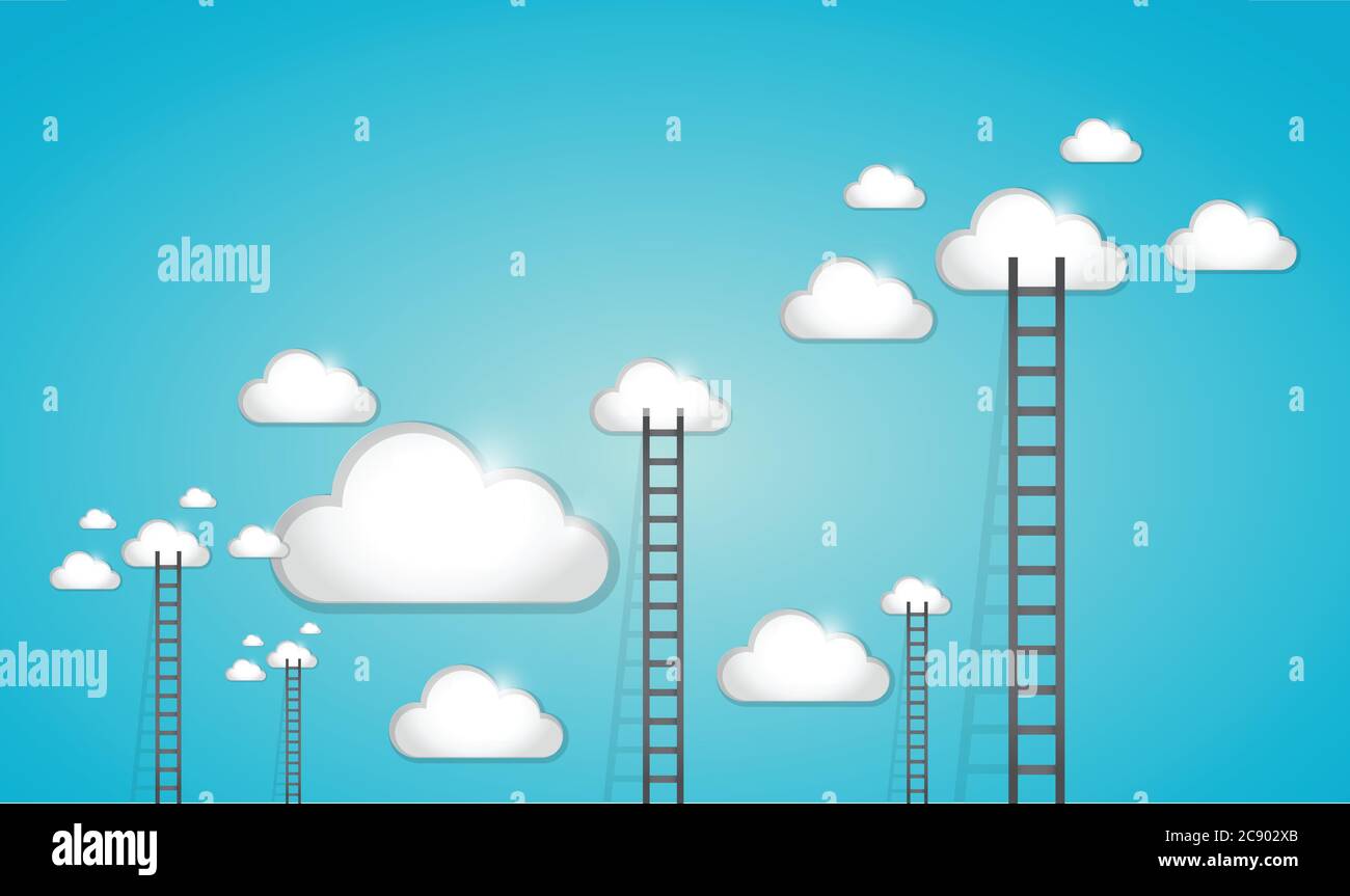Pictures of ladders vector vectors hi-res stock photography and images ...