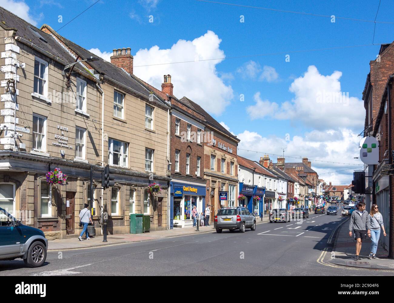Wheelgate, Malton, North Yorkshire, England, United Kingdom Stock Photo ...