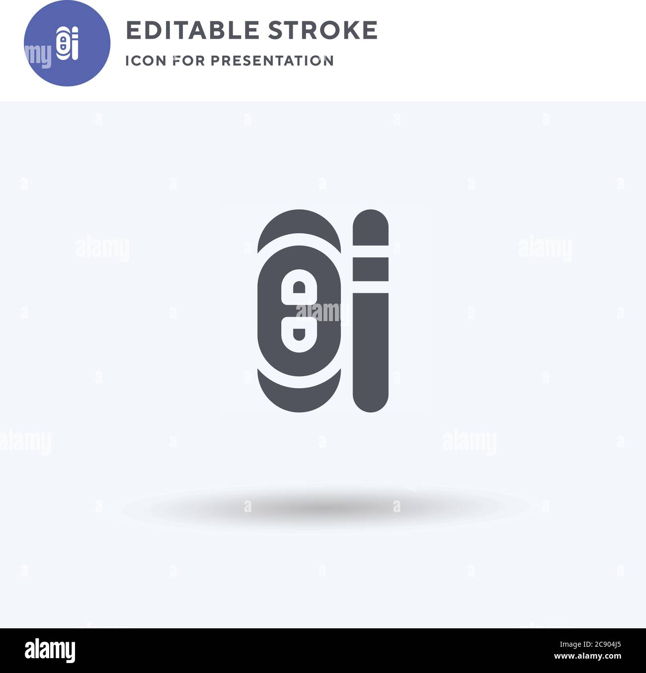 Clave icon vector, filled flat sign, solid pictogram isolated on white ...