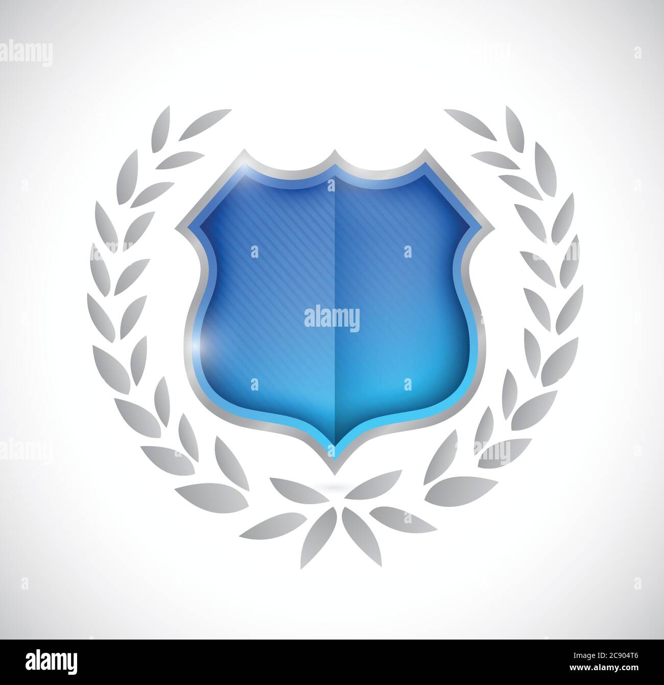 Shield award illustration design over a white background Stock Vector ...