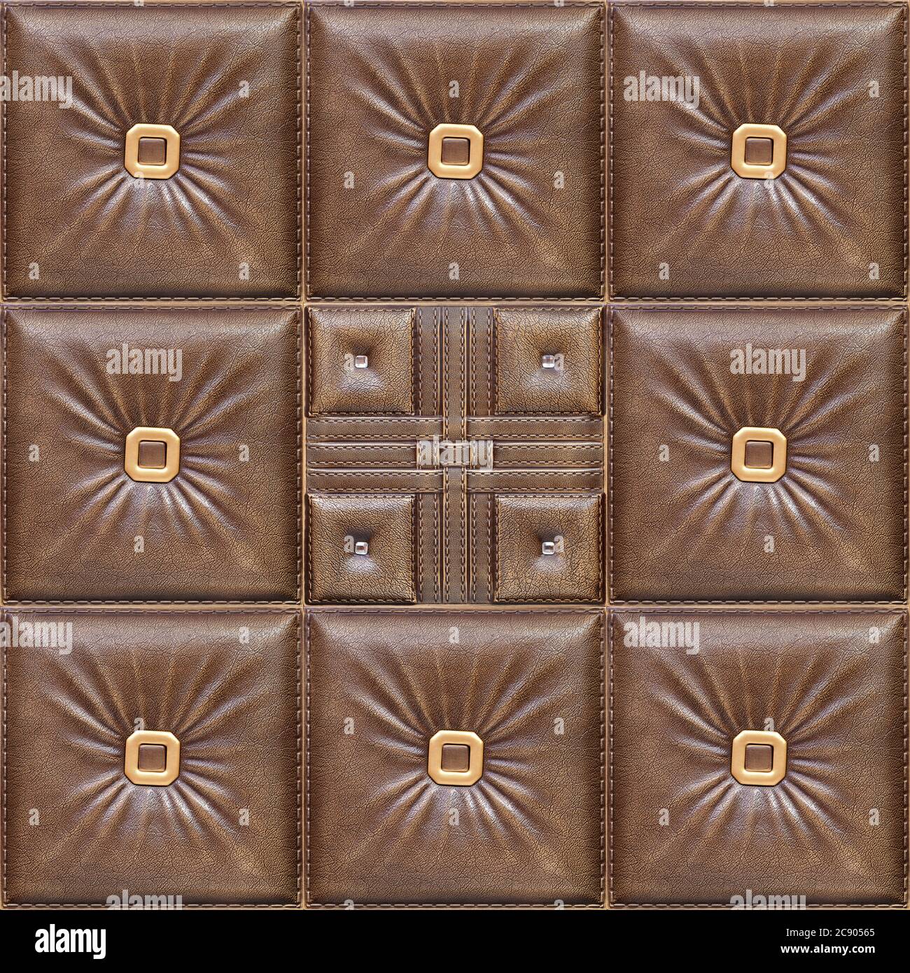 Tile leather for a room decor, a tile with volume drawing and texture ...