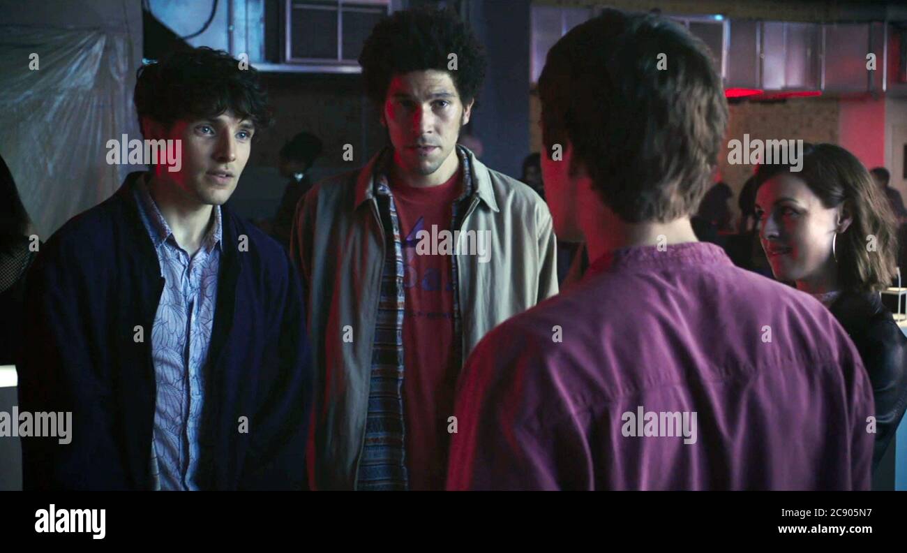 BENJAMIN, from left: Colin Morgan, Joel Fry, Phenix Brossard, Michele ...
