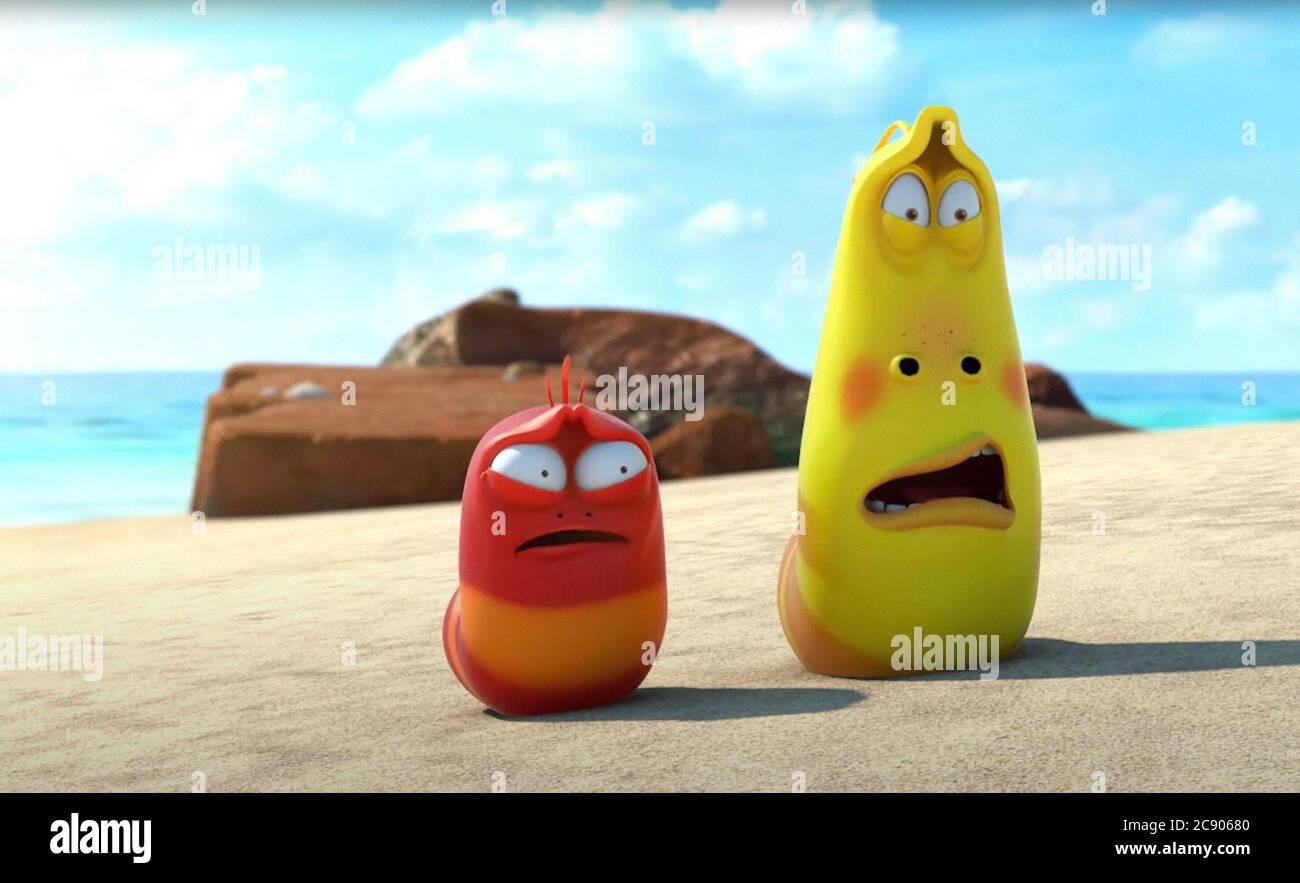 THE LARVA ISLAND MOVIE, from left: Red, Yellow, 2020. © Netflix ...
