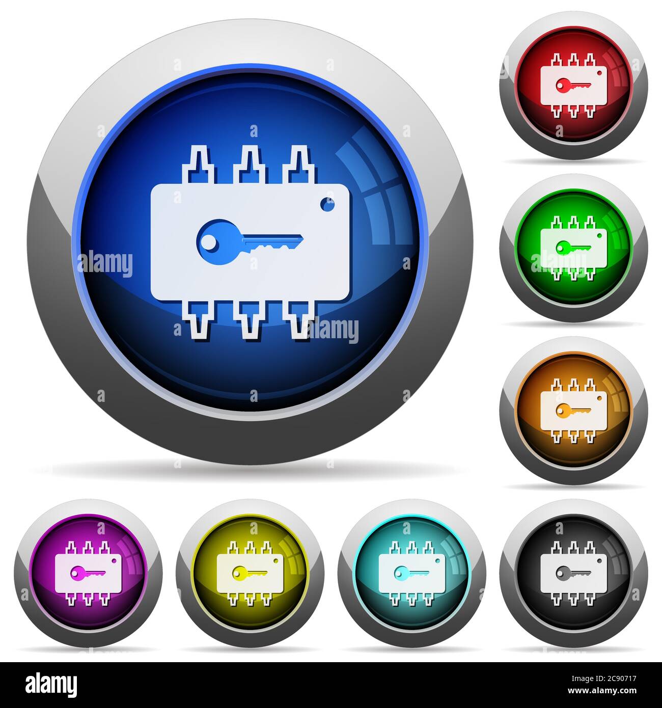 Security fixture Stock Vector Images - Alamy