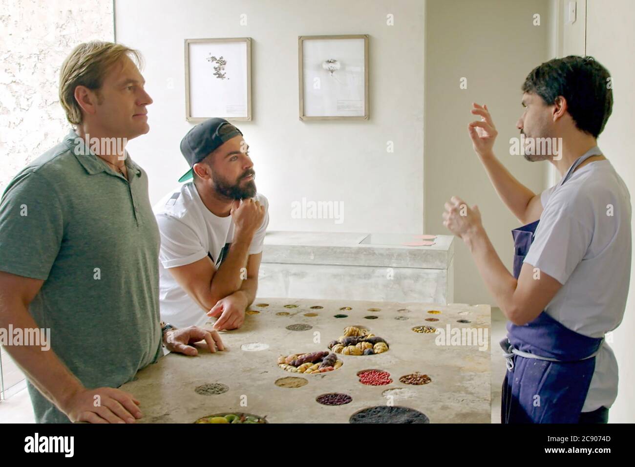 DOWN TO EARTH WITH ZAC EFRON, Darin Olien (left), Zac Efron (center ...