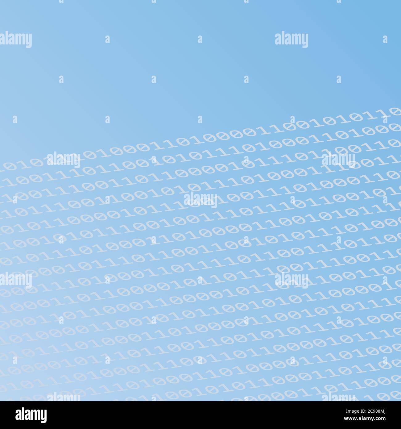 digital binary code blue background vector illustration EPS10 Stock ...