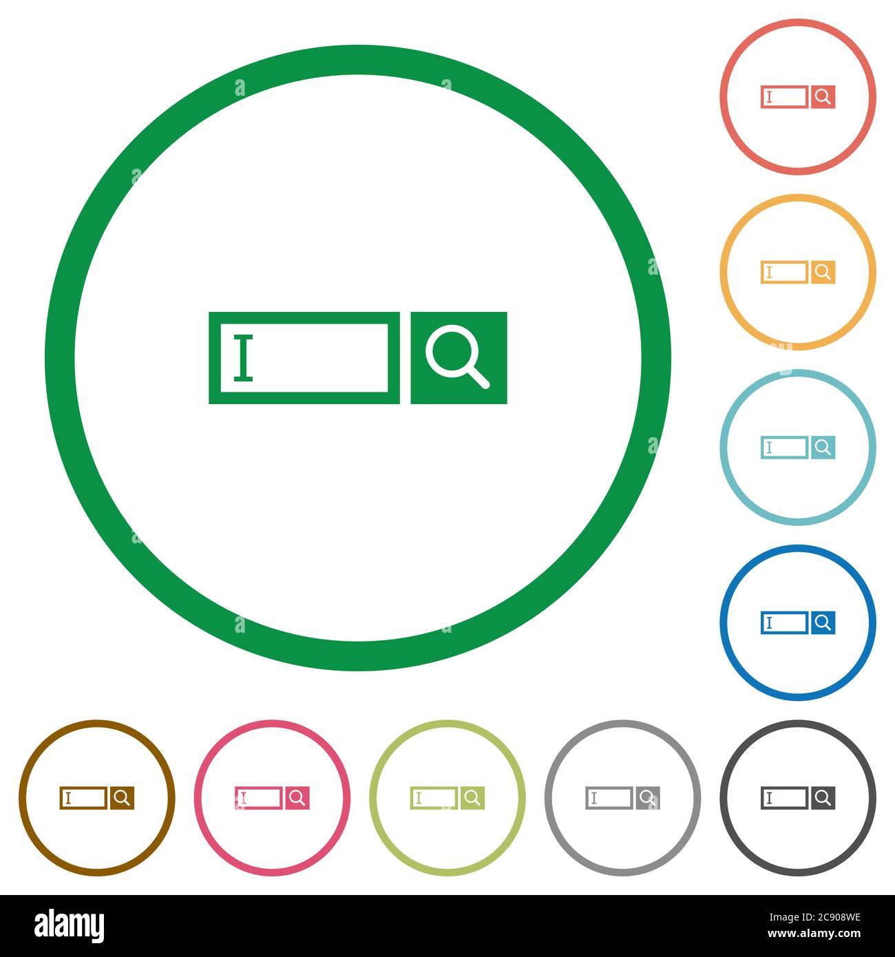 Searchbutton Stock Vector Images - Alamy