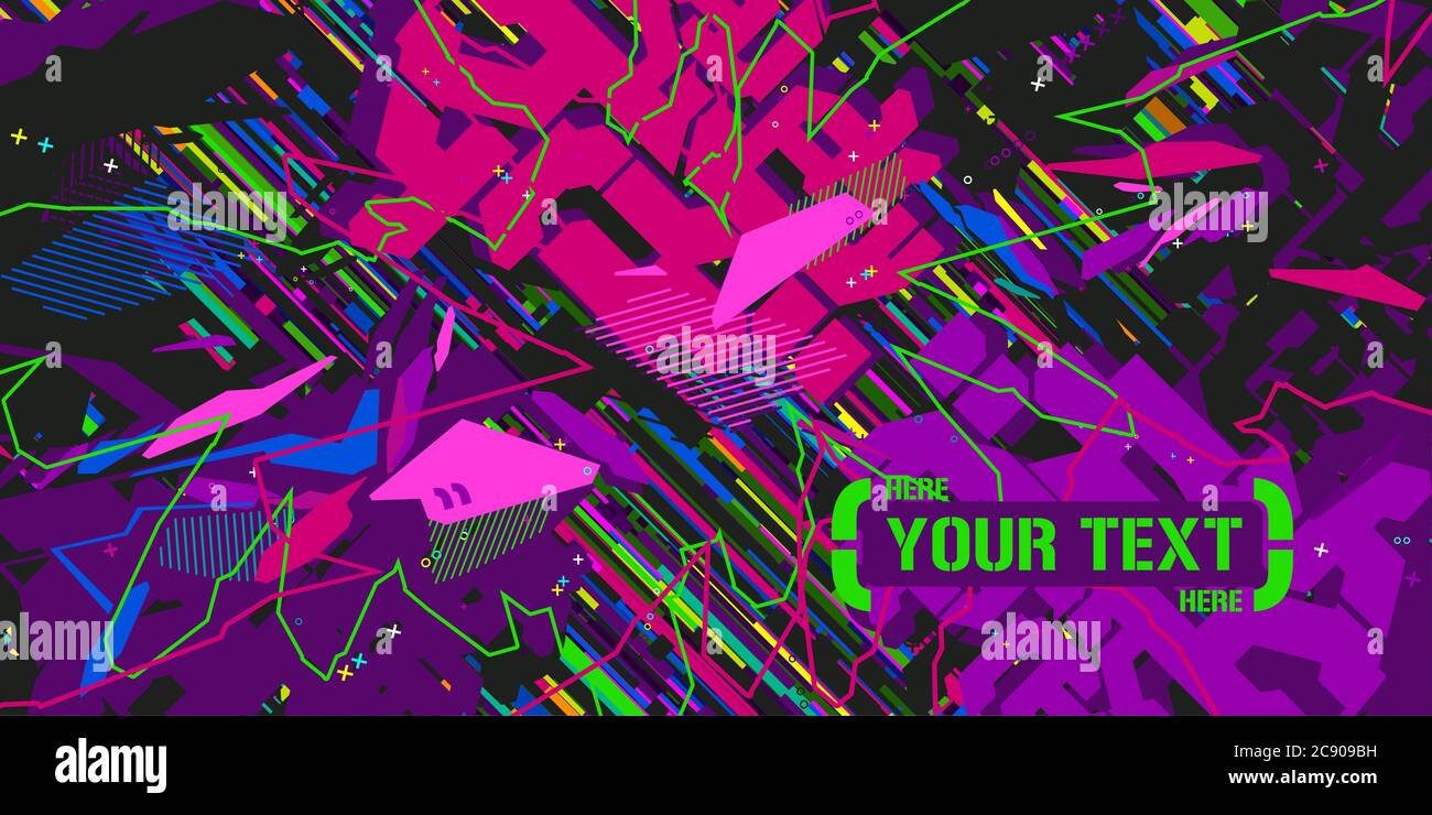 Abstract Pattern Vector Illustration Geometric Background Art Stock Vector Image And Art Alamy