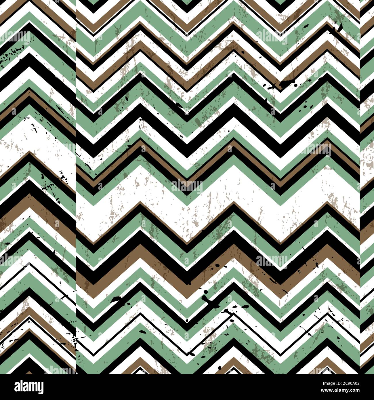 zigzag pattern background, retro/vintage style, with strokes and splashes Stock Vector Image ...