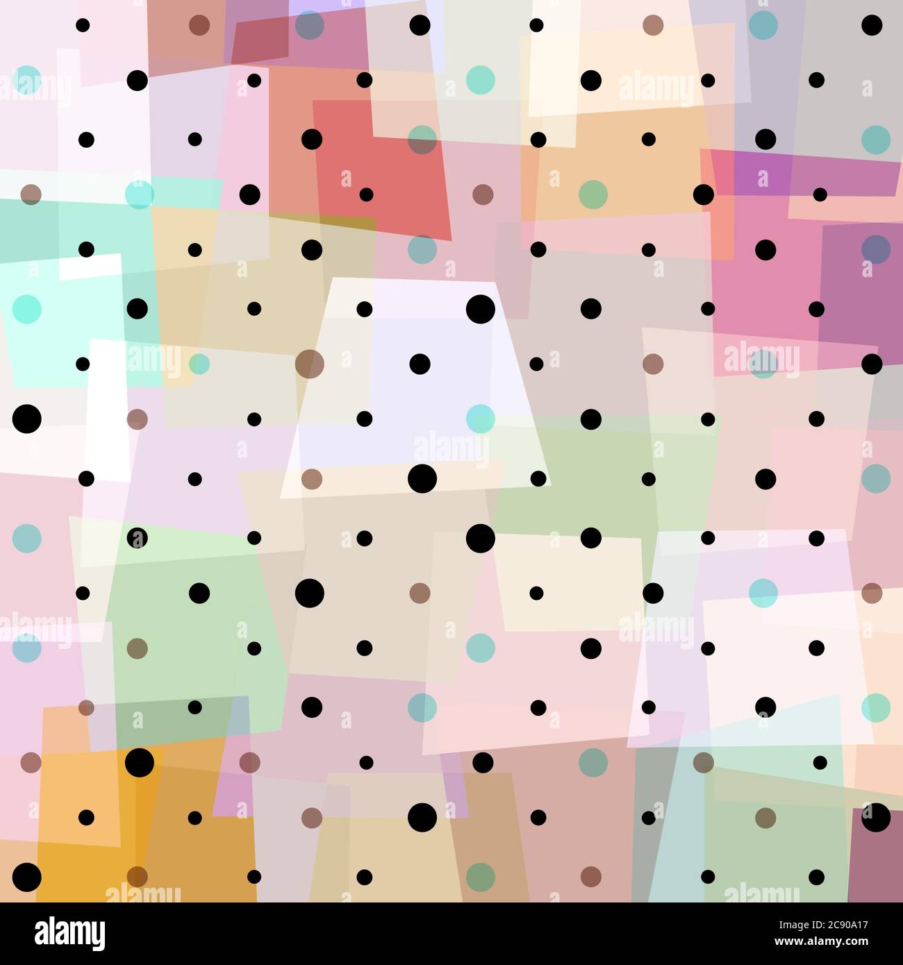abstract geometric pattern background, with circles and trapeze Stock ...