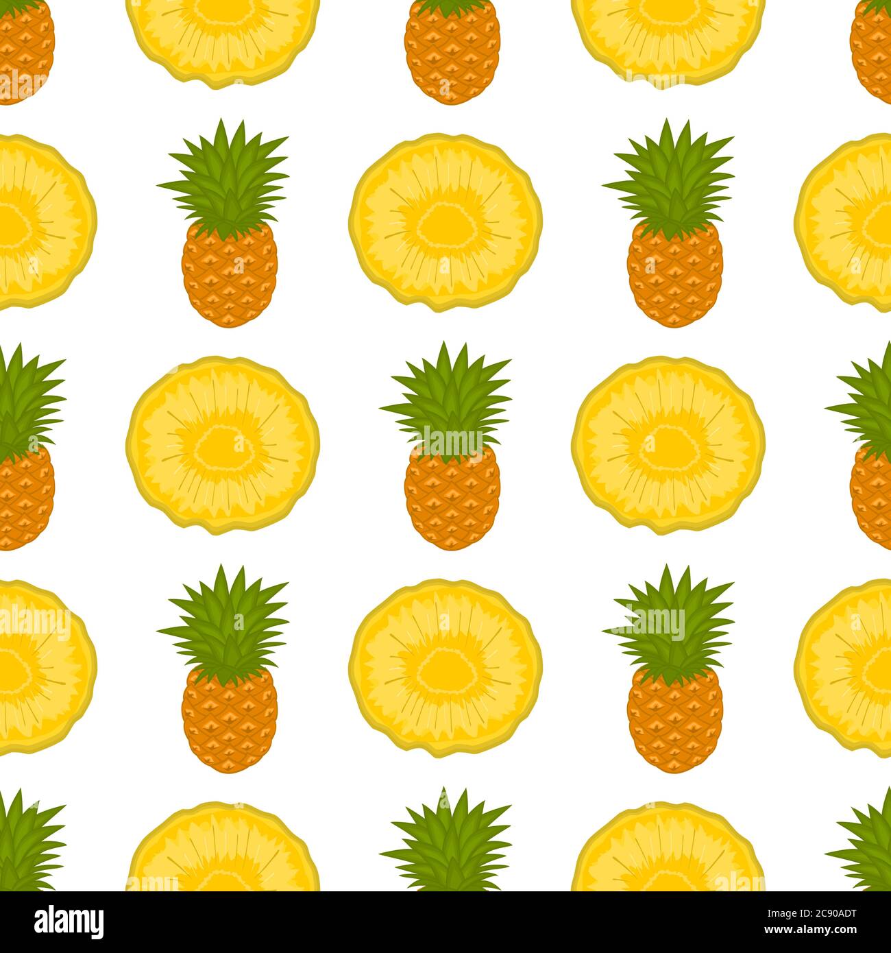 Ananas pattern Stock Vector Images - Alamy