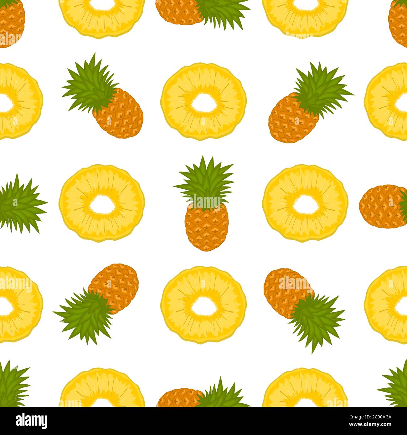 Ananas pattern Stock Vector Images - Alamy
