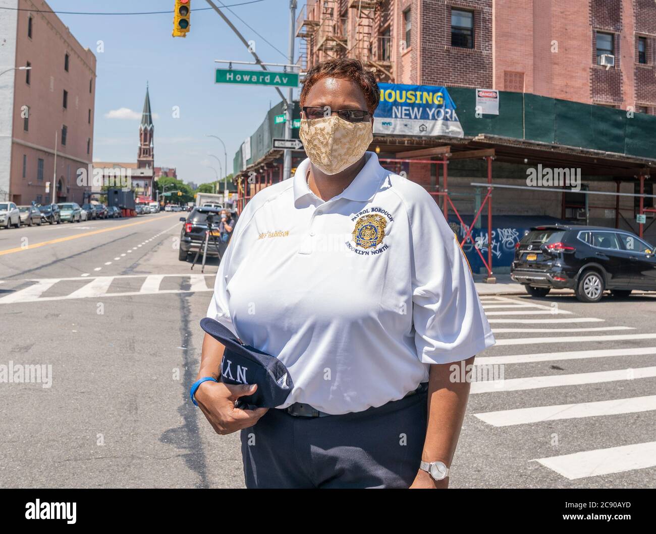 New York, United States. 27th July, 2020. NYPD Brooklyn North Chief ...