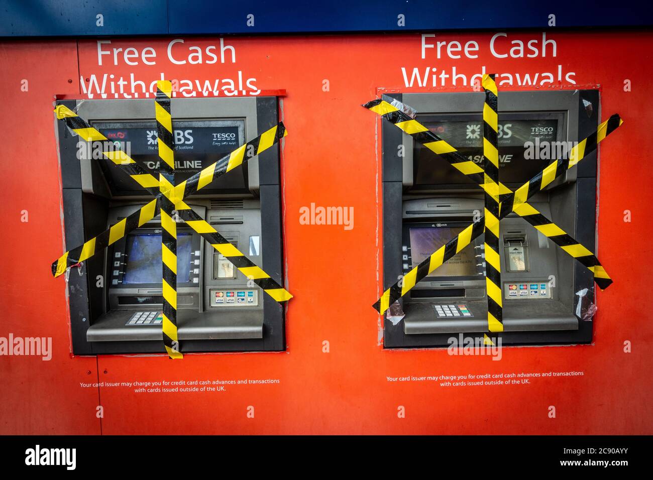 Closed off atm machines hi-res stock photography and images - Alamy