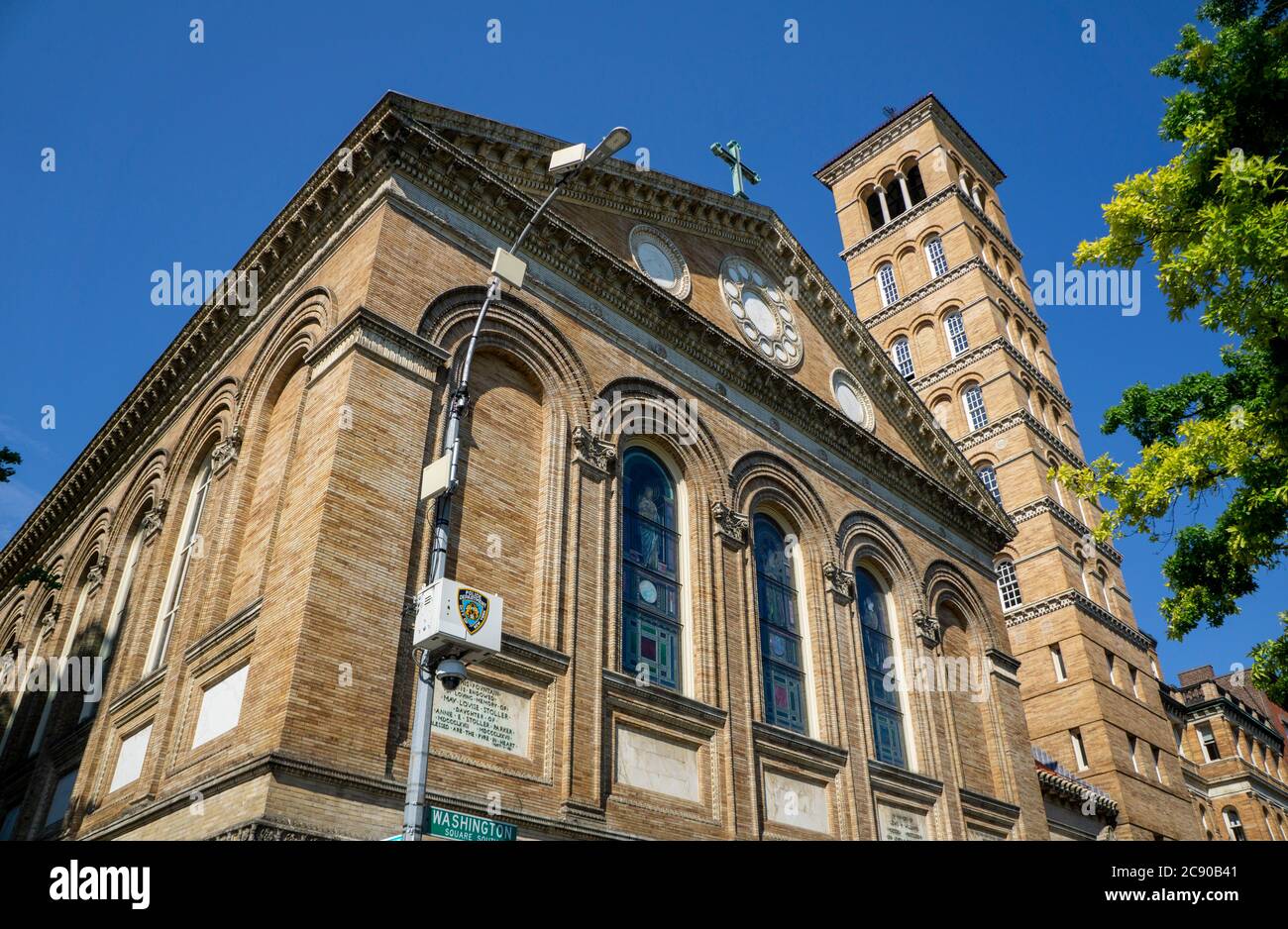 Judson Memorial Church, Low Angle View, Washington Square South, New ...