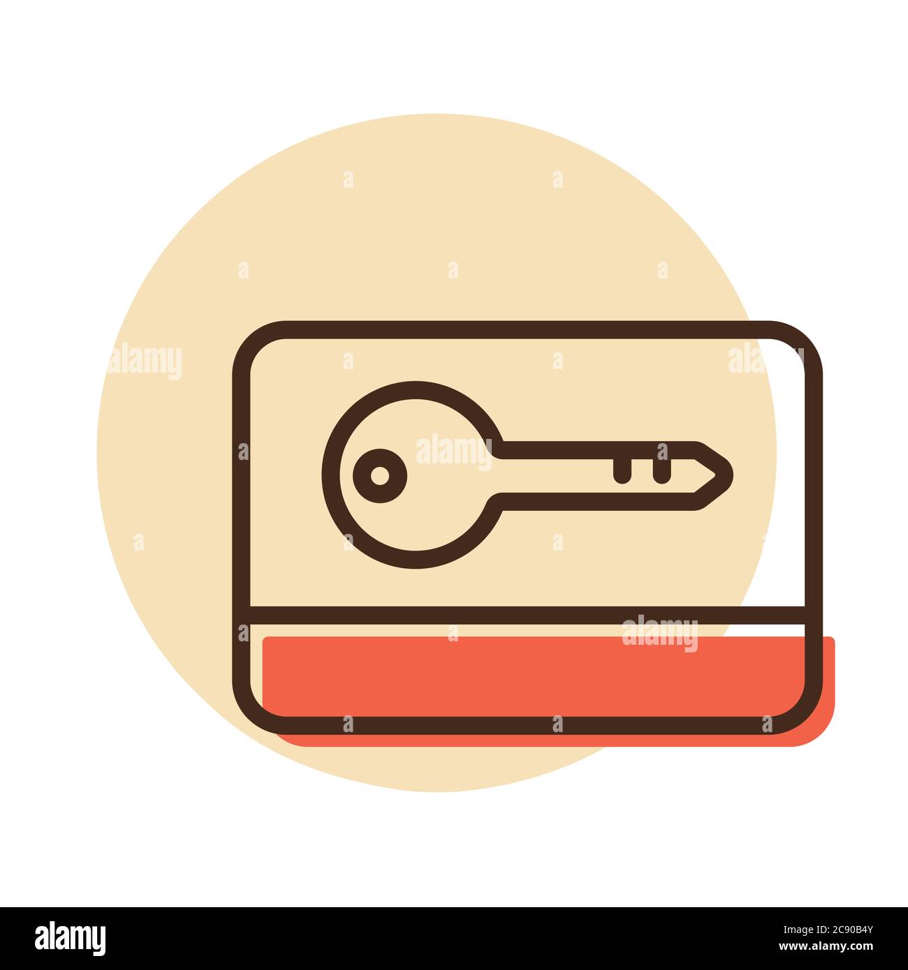 Keycard technology Stock Vector Images - Alamy