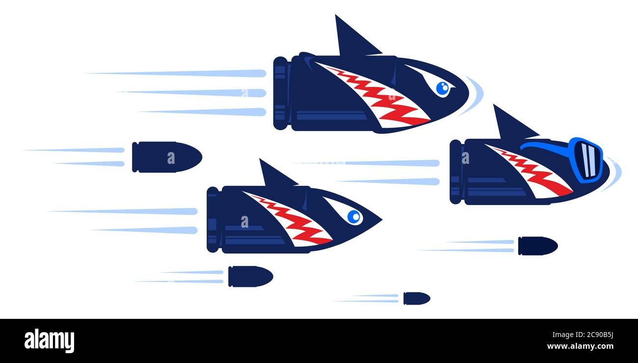 Colorful Abstract Graffiti Funny Cartoon Bullets Flying Vector ...