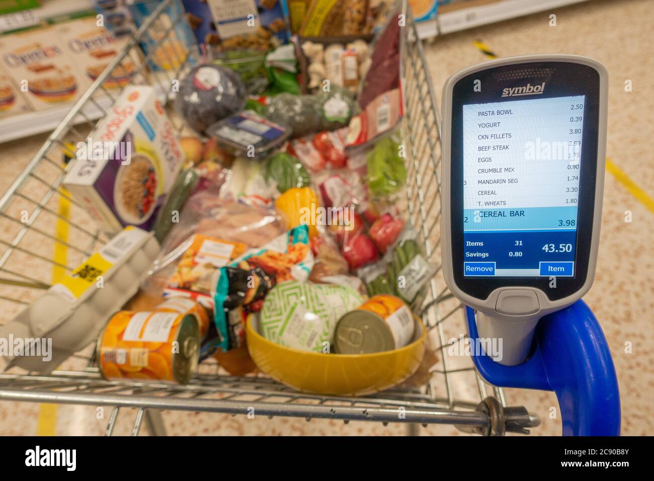 Tesco scanner hi-res stock photography and images - Alamy