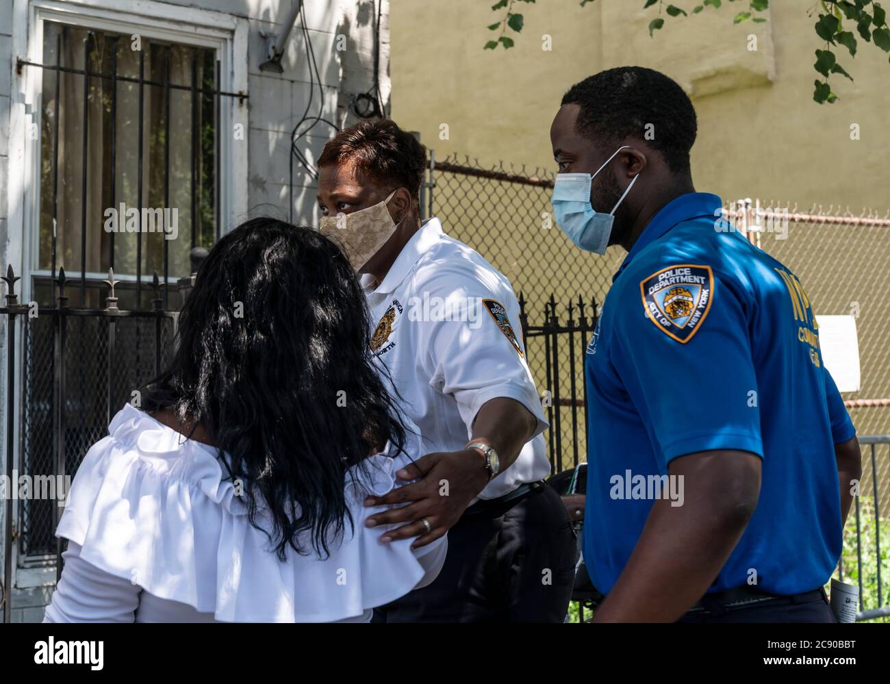 New York, NY - July 27, 2020: NYPD Brooklyn North Chief Judith Harrison ...