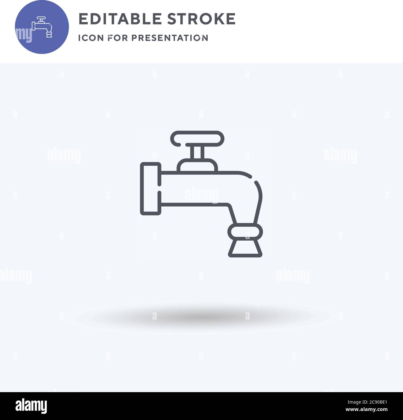 Water Saving icon vector, filled flat sign, solid pictogram isolated on ...