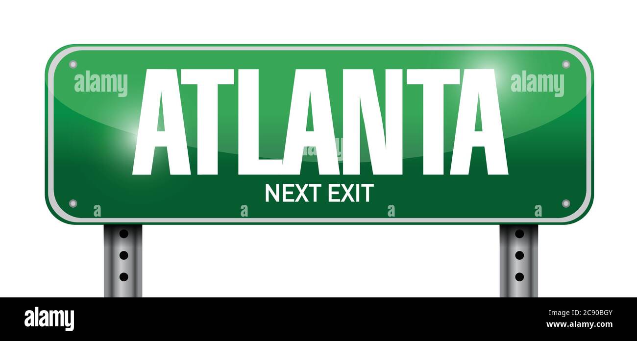 Atlanta highway overpass Stock Vector Images - Alamy