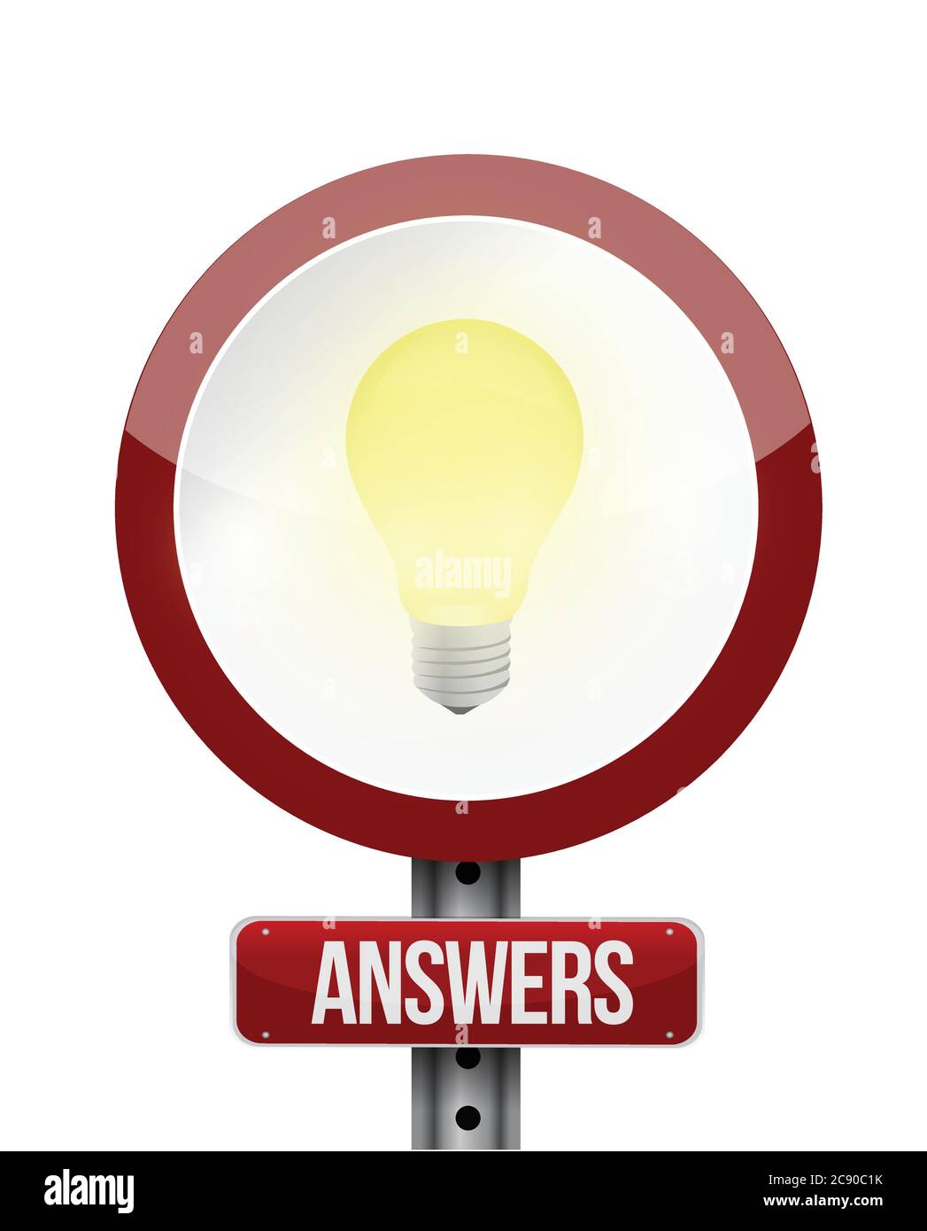 Definition road sign illustration hi-res stock photography and images ...