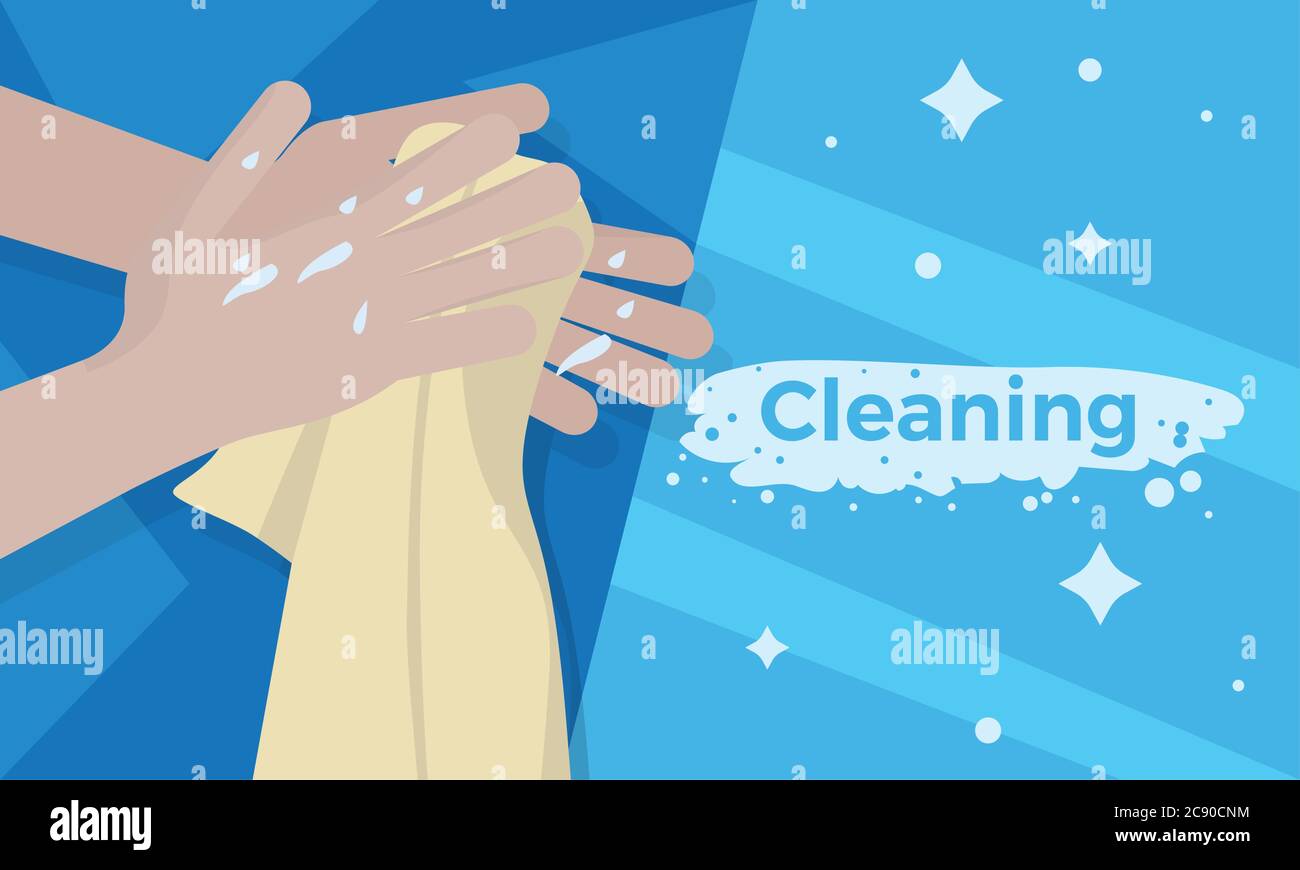 Hand washing banner. Hygiene and cleaning poster - Vector Stock Vector ...