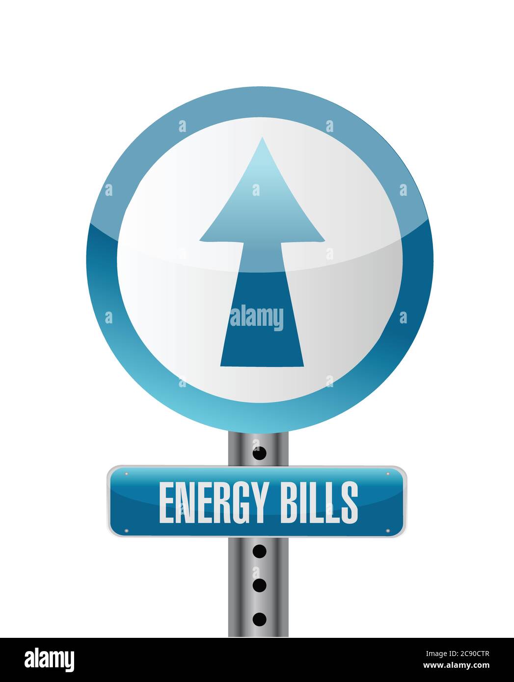 Domestic gas electricity bill Stock Vector Images - Alamy