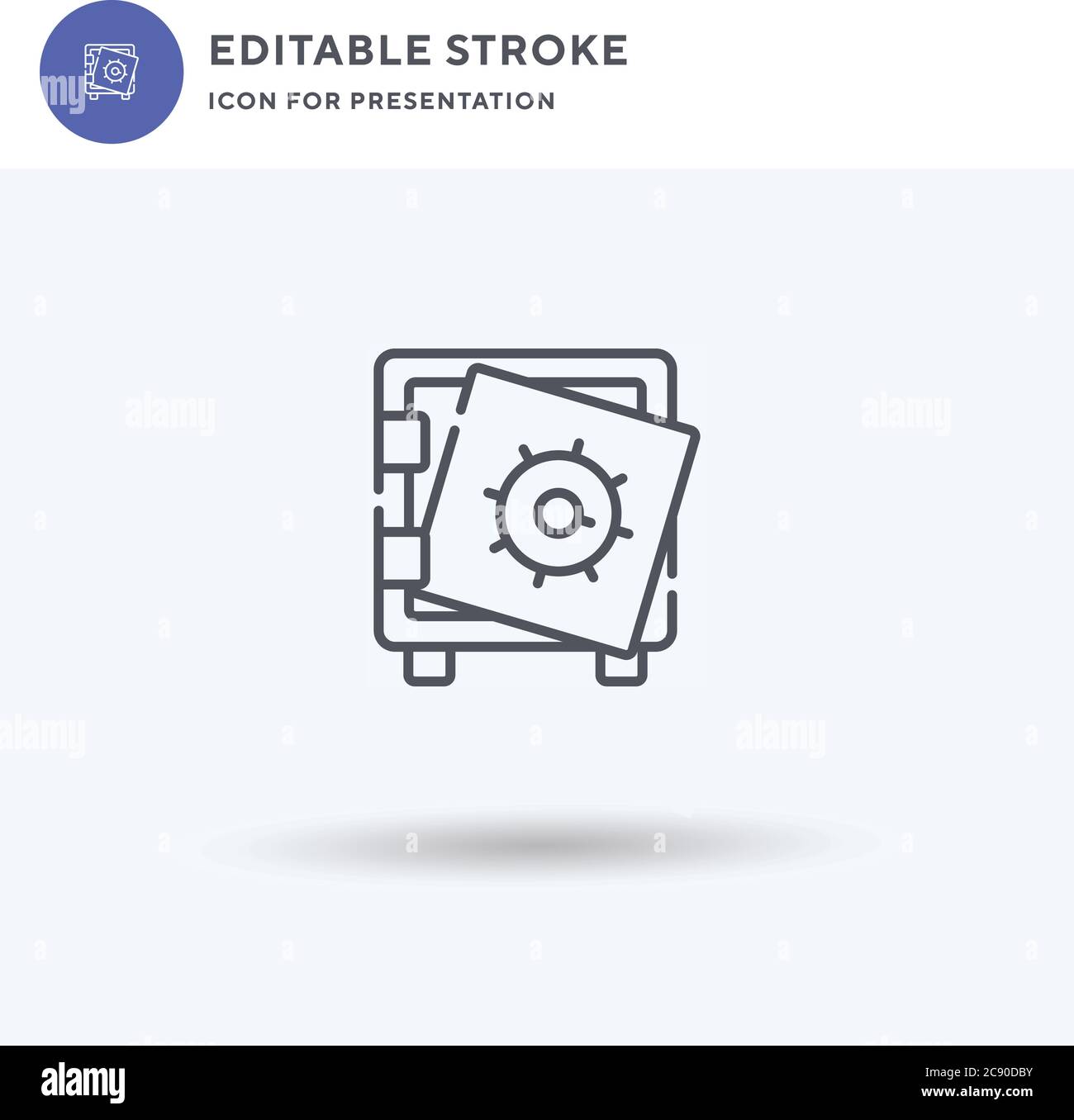 Broken icon vector, filled flat sign, solid pictogram isolated on white ...