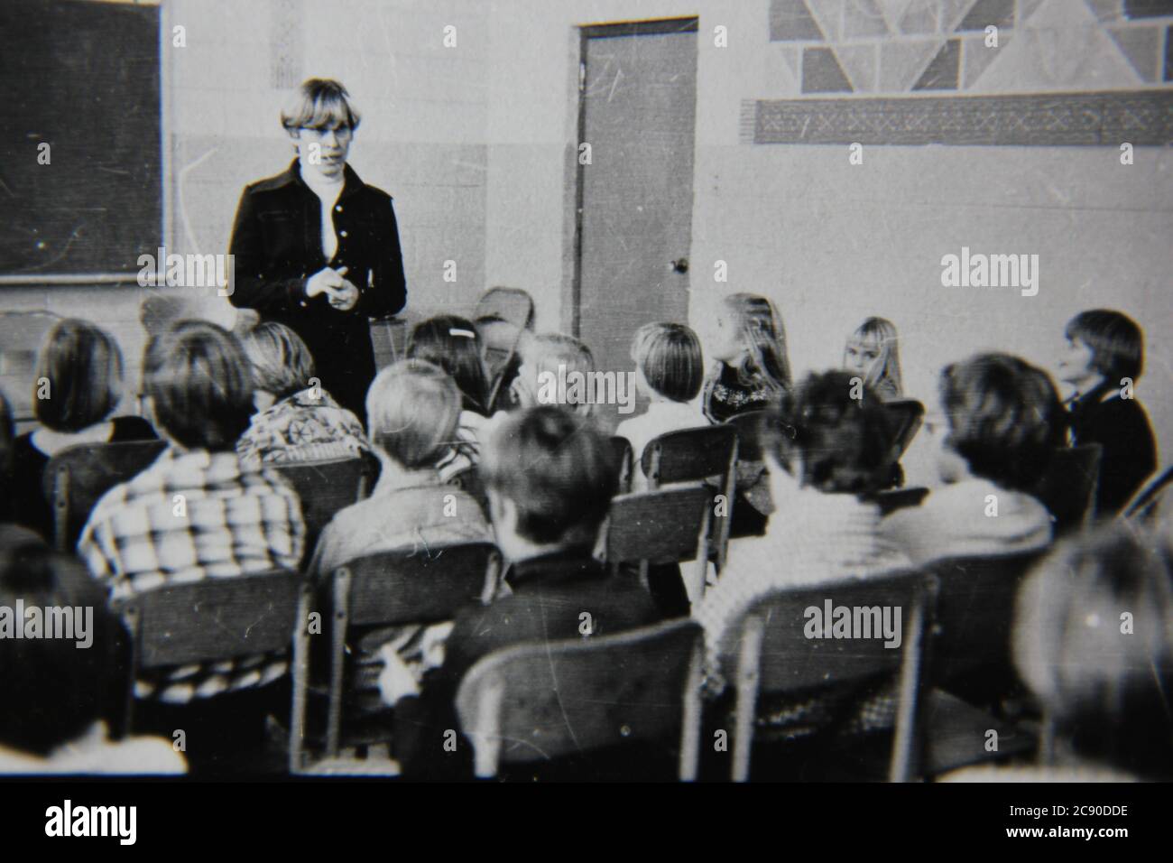 1970s classroom elementary hi-res stock photography and images - Alamy