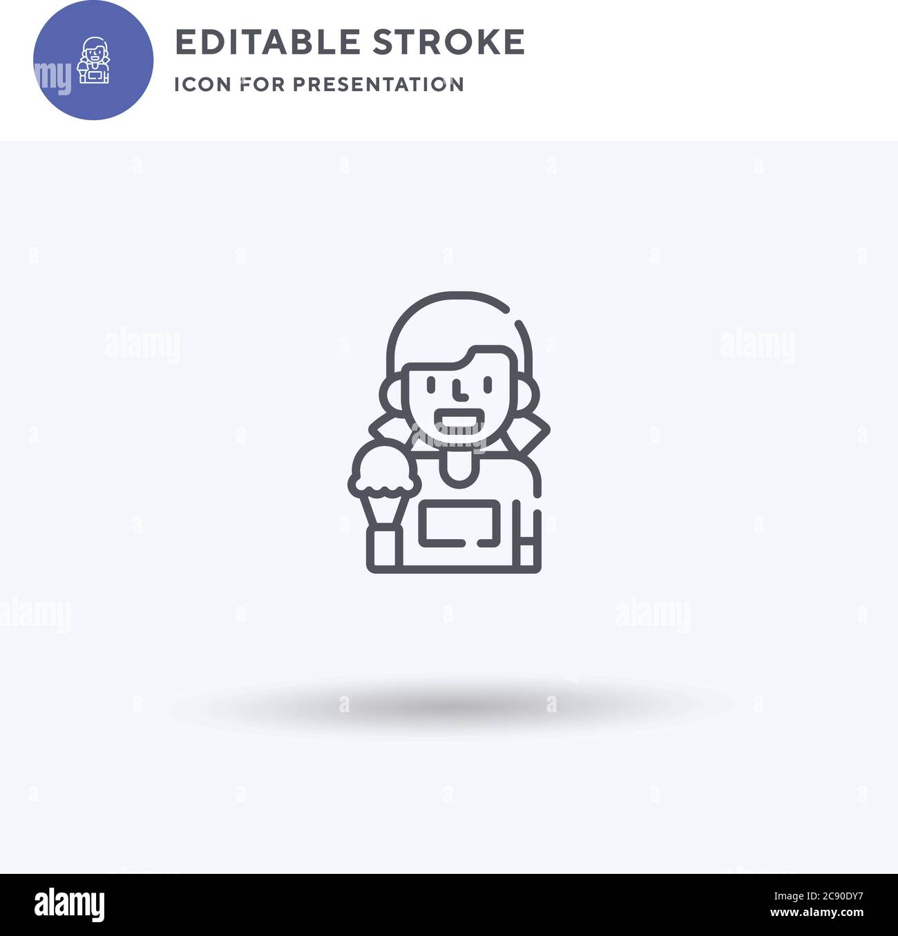 Customer icon vector, filled flat sign, solid pictogram isolated on ...