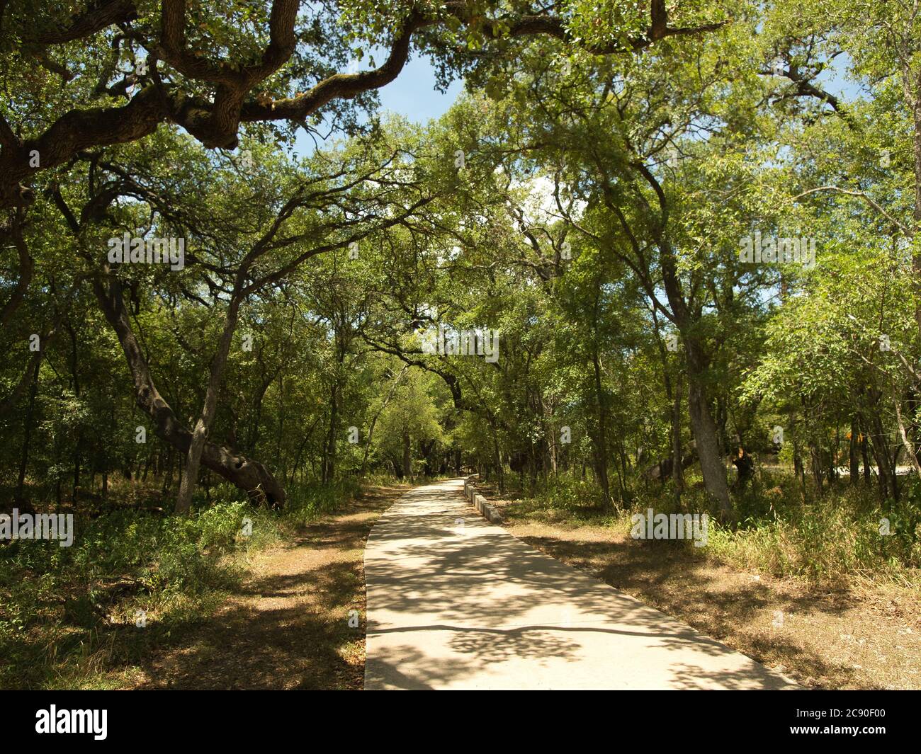 City park bicycle path Stock Photo - Alamy