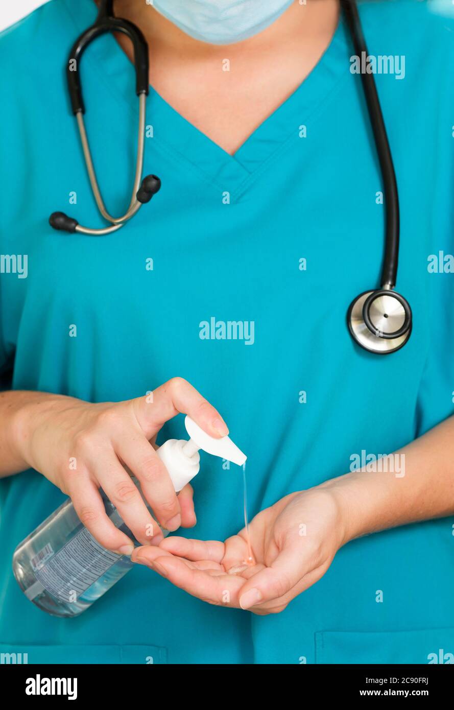 Sanitizer hospital hi-res stock photography and images - Alamy