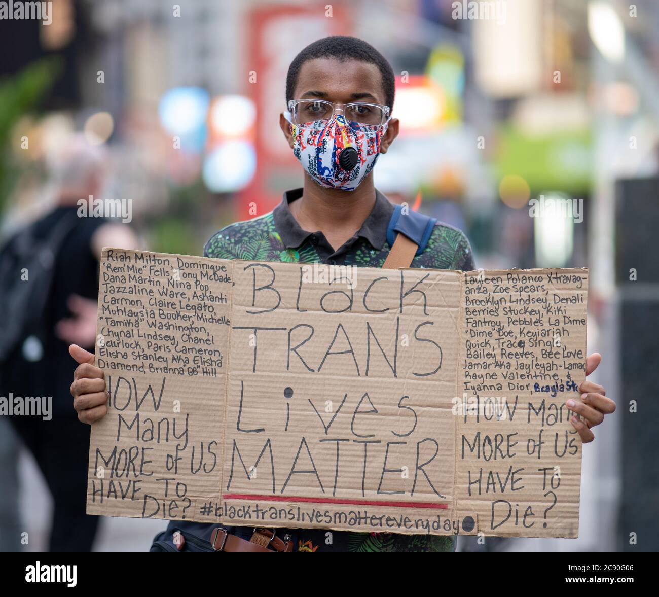 Holding Protest Sign High Resolution Stock Photography and Images - Alamy