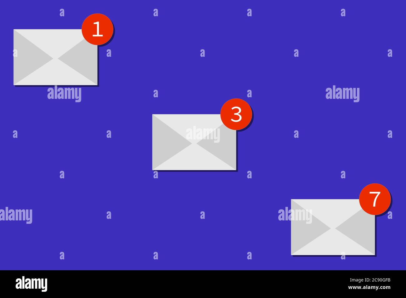 Unopened Mail Stock Vector Images - Alamy