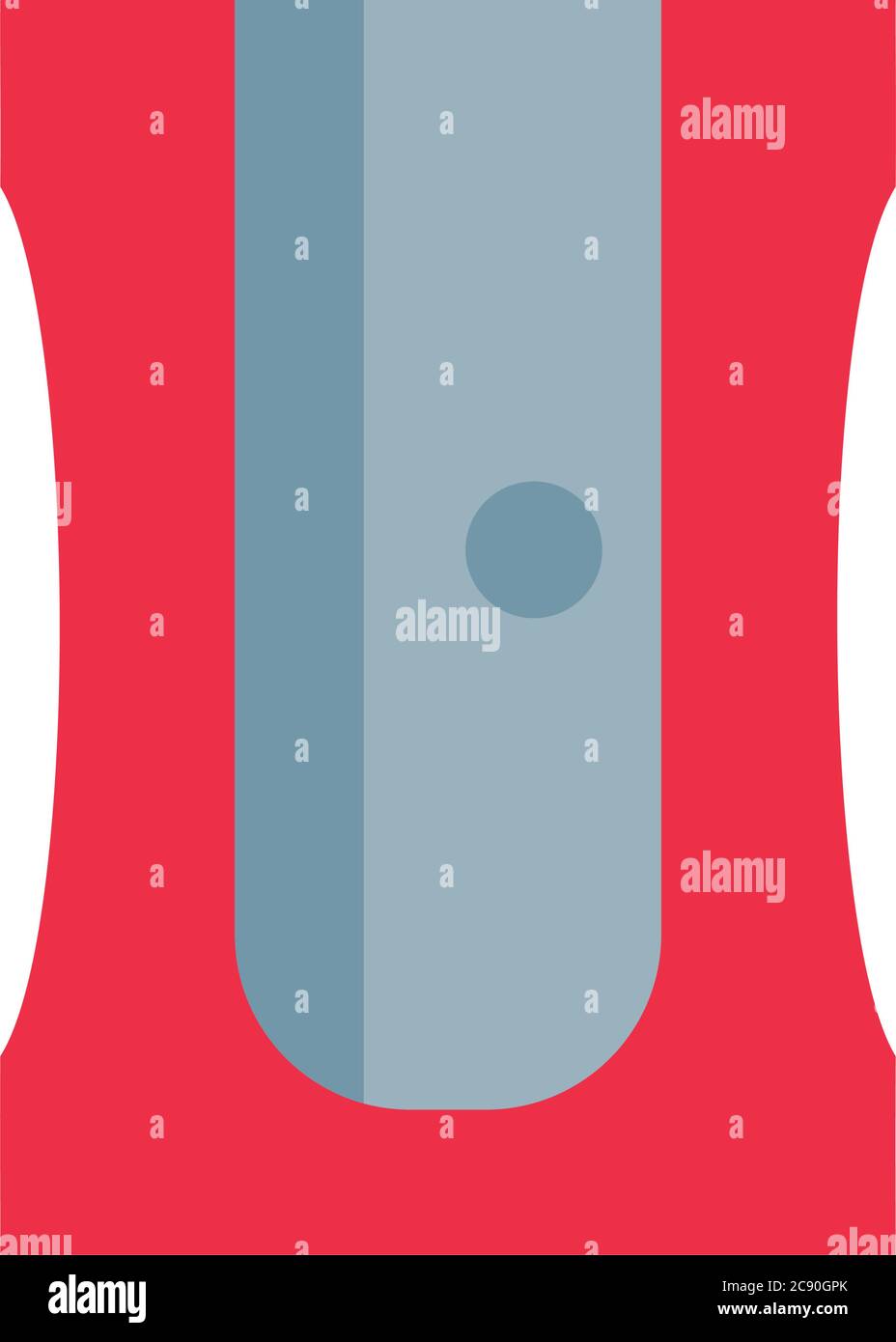 Sharpener flat style icon design, Pencil tool write office object and ...