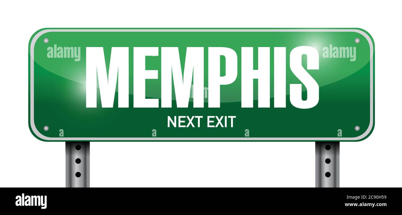 Memphis road sign hi-res stock photography and images - Alamy