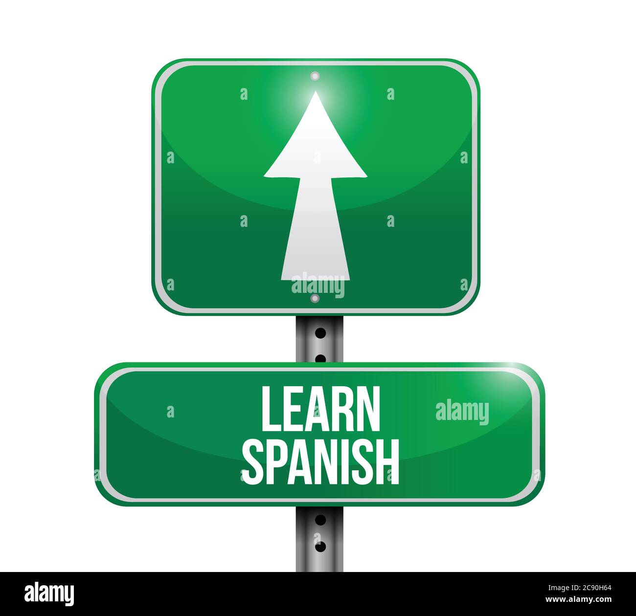 Intersection sign spanish Stock Vector Images - Alamy
