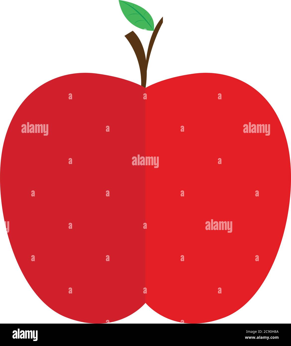 Red apple icon. Fruit icon. Healthy food - Vector Stock Vector Image ...